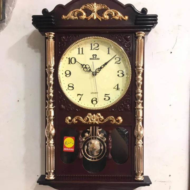 jam dinding musik bandul mirado 935 original | Lazada Indonesia