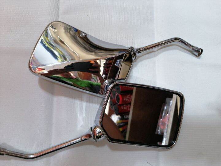 Side mirror chrome silver square. Made of very good quality material ...