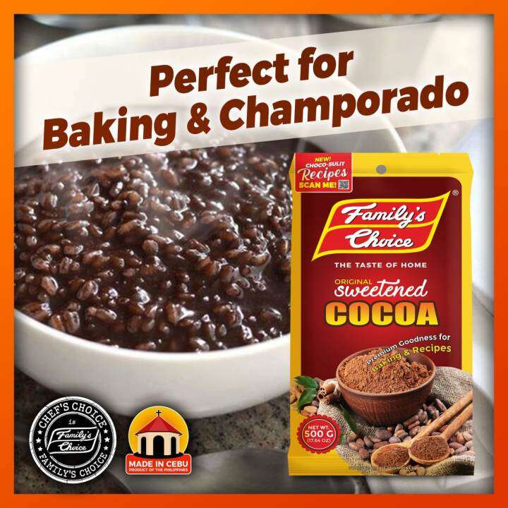 Family's Choice Sweetened Cocoa 500gms | Lazada PH