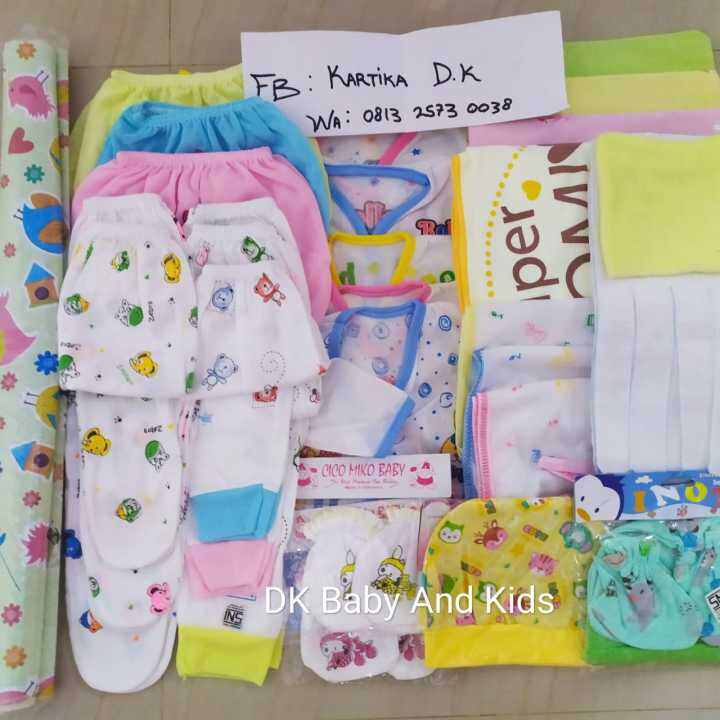 41 PCS PAKET PERLENGKAPAN BAYI BARU LAHIR LENGKAP MURAH BAHAN HALUS DAN ...