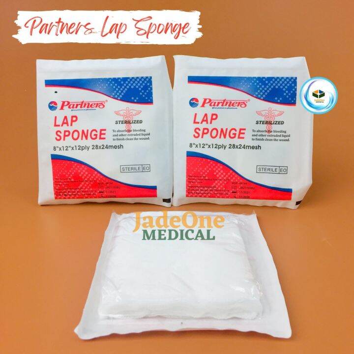 Partners Lap Sponge w/Xray Line | Lazada PH