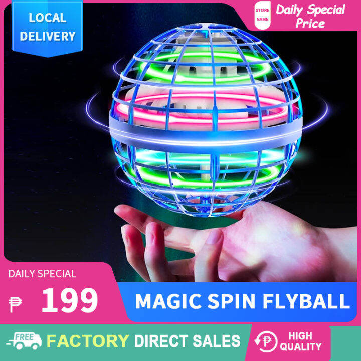 Original Flynova Pro with LED Light Hand Control Drone Flight Spinner ...