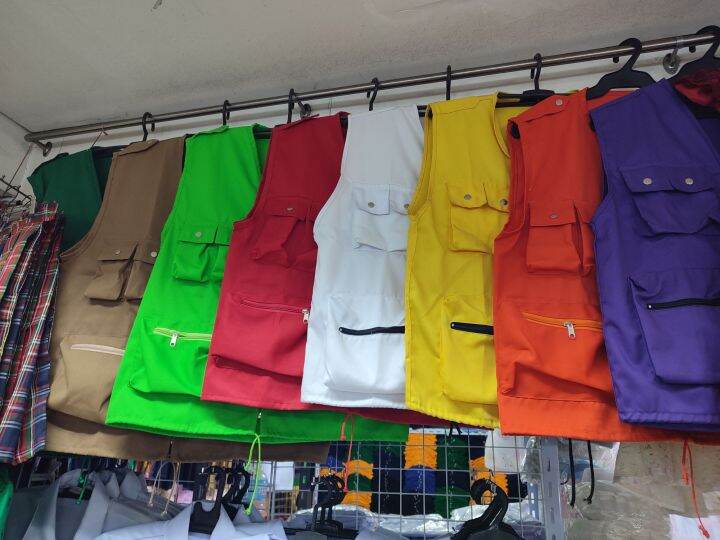 Chaleco Vest Full Pocket (Election Vest,Toda,Tanod,) Green,Blue, Black ...