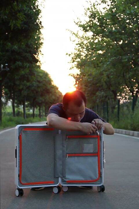 JACKMAN Koper Troli 20 Inch Light Luxury Trolley Travel Suitcase ...