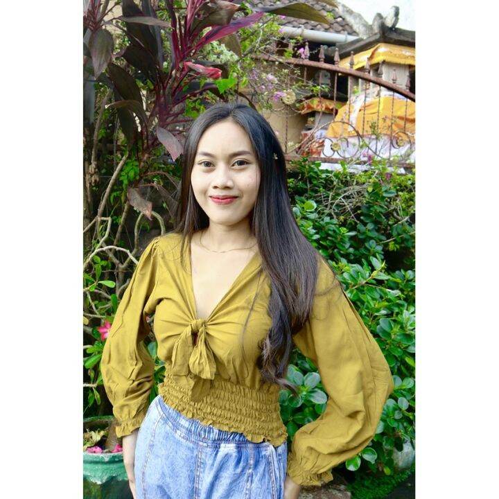KEYSA TOP WRAP PANJANG | Lazada Indonesia