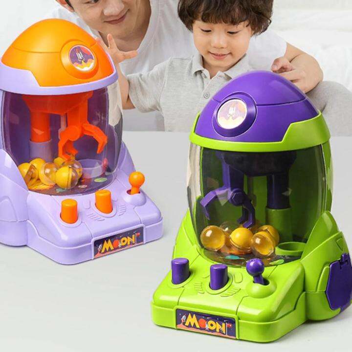 Children's Rocket Catcher Toy Claw Machine Arcade Game Mini Catcher ...