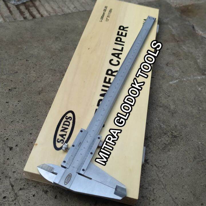 vernier caliper 12 inch sigmat jangka sorong manual 0 - 300 mm SANDS ...