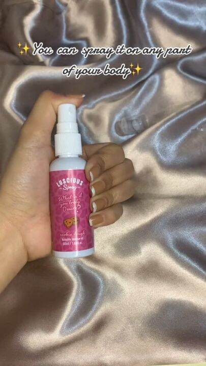Luscious Spray - Intimacy Spray Flavored Feminine Spray - Cookie Dough Flavor Pampasarap ng ...