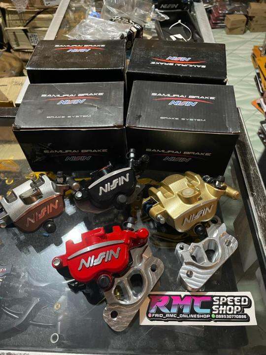 Kaliper Nissin samurai 2p Motor RX king new ukuran disc 300mm | Lazada Indonesia