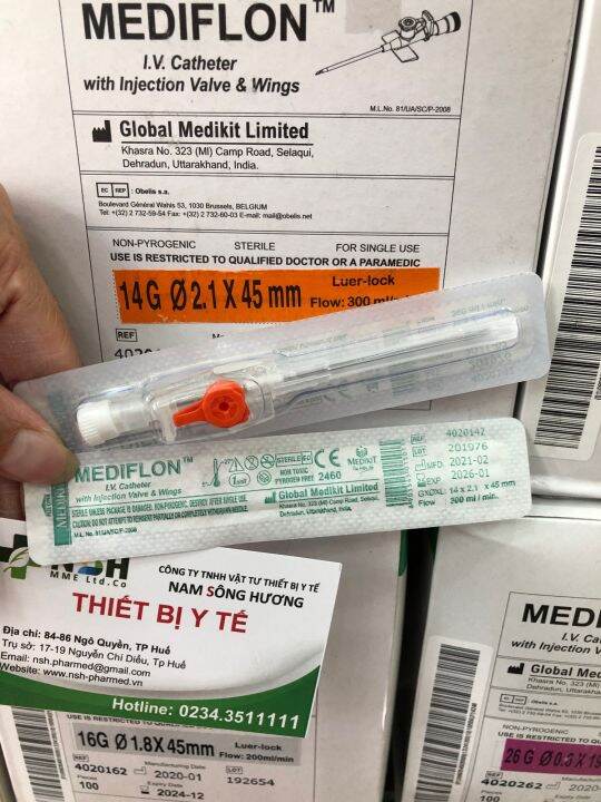 [SIZE 14G LỚN NHẤT] KIM LUỒN XỎ KHUYÊN 14G KIM LUỒN TĨNH MẠCH 14G ...