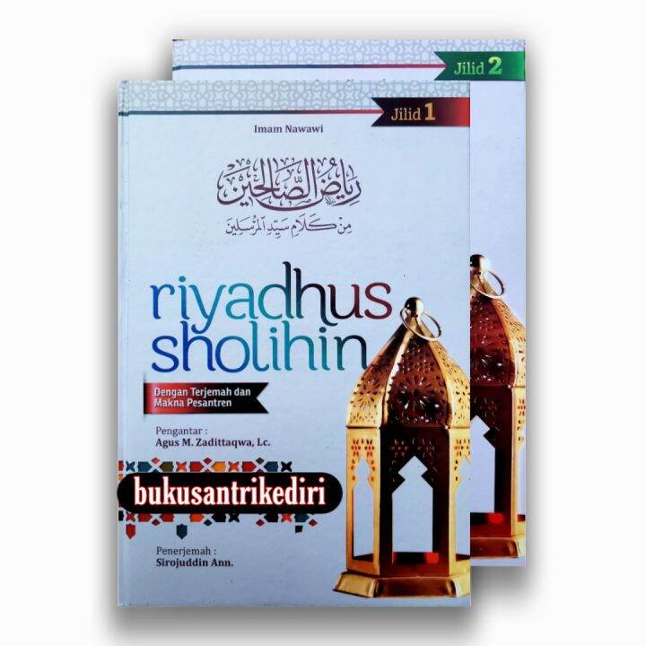 terjemah riyadhus sholihin dilengkapi makna pesantren 3 bahasa jilid 1 ...