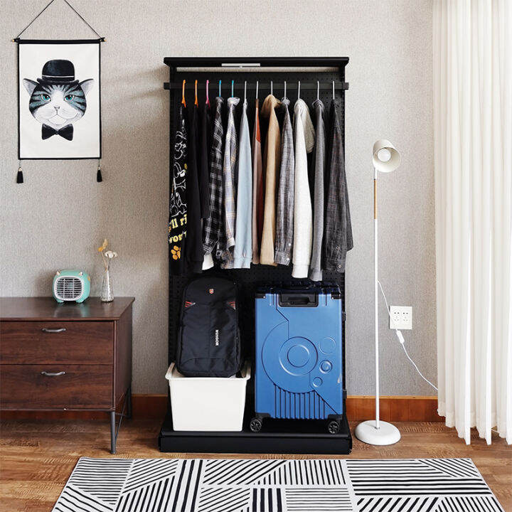 Xiaowu Metal Wire-Wrap Board Open Wardrobe Storage Simple Walk-in Shelf ...