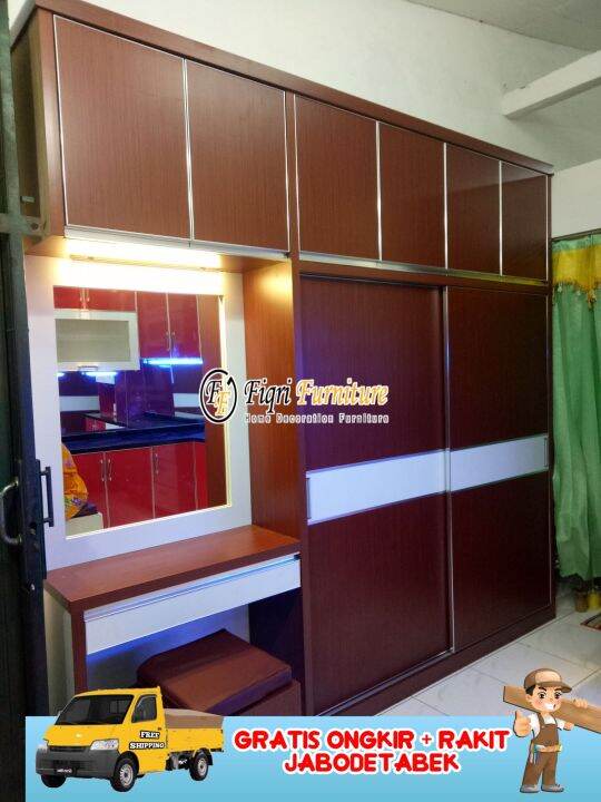 LEMARI COSTUM BAHAN PREMIUM || Blokmint || HPL | Lazada Indonesia