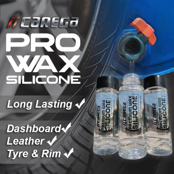 CAREGA Pure Silicone Wax Tyre Silicon Wax Tayar Wax Silicon Tyre Shine ...