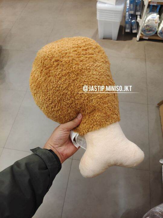 MINISO 🆕 Guling / Boneka Chicken Drumstick Paha Ayam (sz.40cm) | Lazada ...