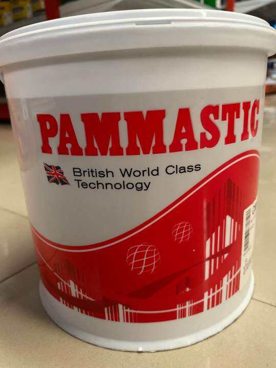 สีทาฝ้า เพดาน CM100 สีขาว แบนด์ Pammastic ขนาด 1 GL./3.785 ลิตร | Lazada.co.th