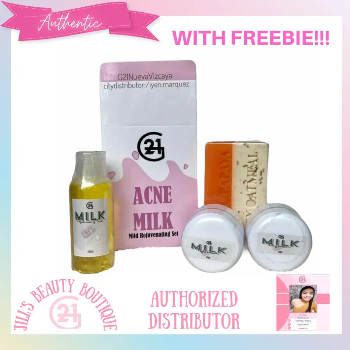 G21 ACNE MILK MILD REJUVENATING SET with FREEBIE | Lazada PH