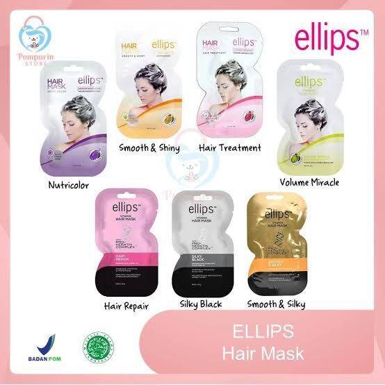 ELLIPS Hair Mask / Pro Keratin Complex - Masker Rambut Sachet | Lazada ...