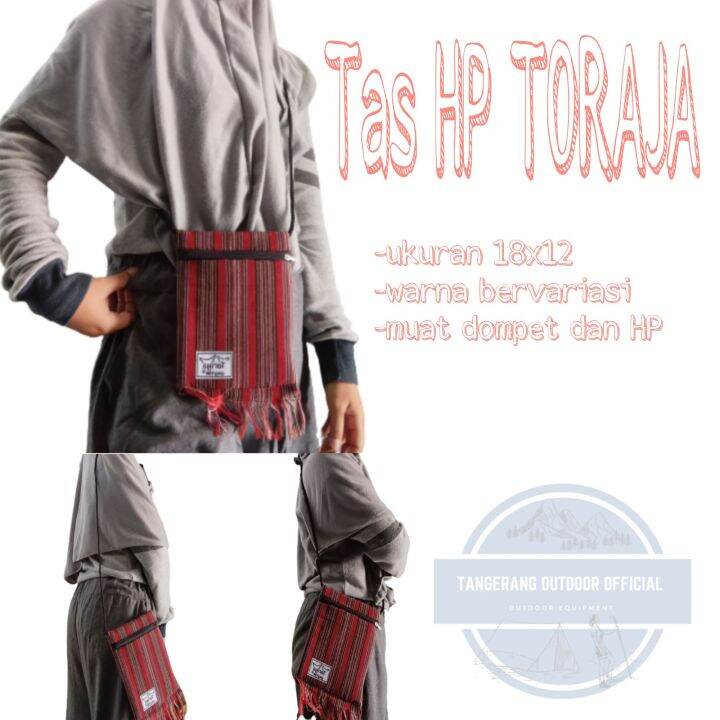 Tas Selempang Ethnic Motif Toraja/Tas HP Ethnic Motif Toraja | Lazada ...