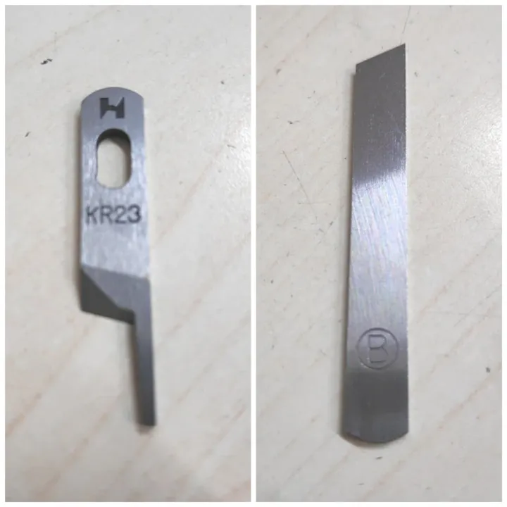 Pisau Mesin Obras Atas KR23 dan Pisau Obras Bawah | Lazada Indonesia