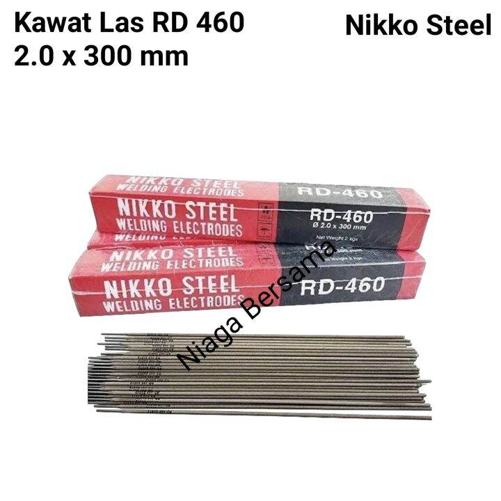 Kawat Las RD 460 Nikko Steel 2.0 x 300 mm | Lazada Indonesia