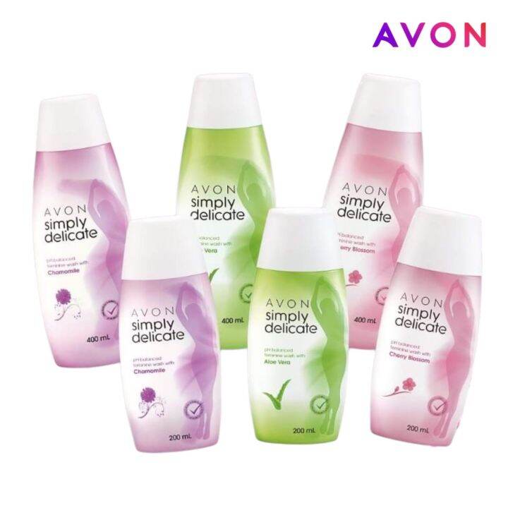 AVON Simply Delicate pH-Balanced Feminine Washes 400ml: Aloe Vera ...