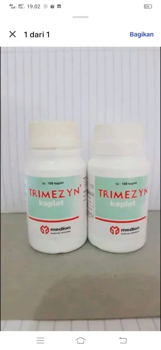 TRIMEZYN 100BTR OBAT AYAM UNGGAS BEBEK.SAKIT PILEK NGOROK MENCRET KAPUR ...