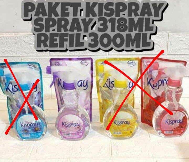 Kispray spray 318 ml Free refill 300 ml | Lazada Indonesia