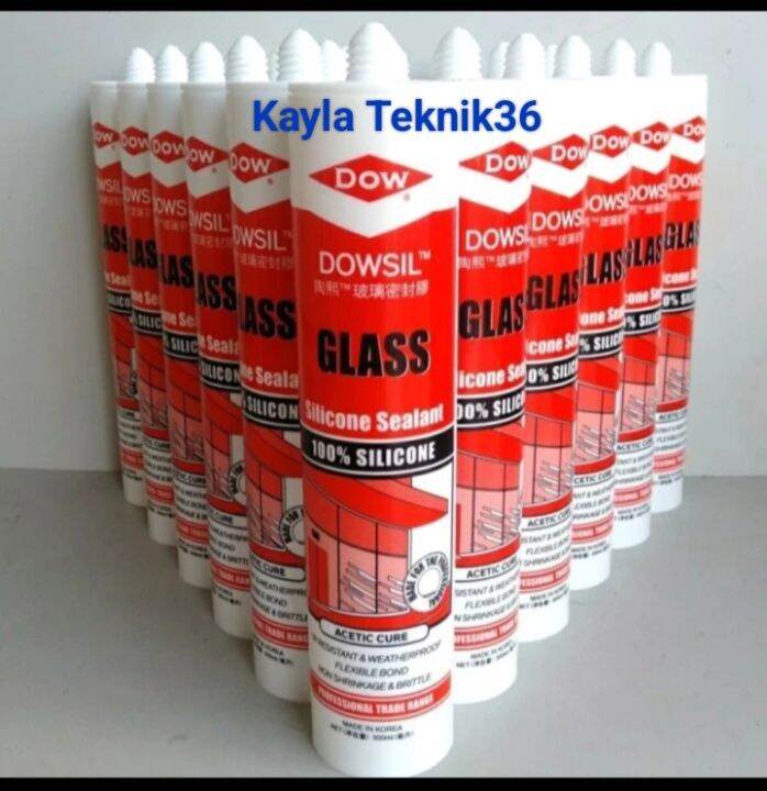 LEM DOWSIL GLASS SEALANT SILICON UNTUK LEM AQUARIUM LEM PEREKAT ETALASE ...