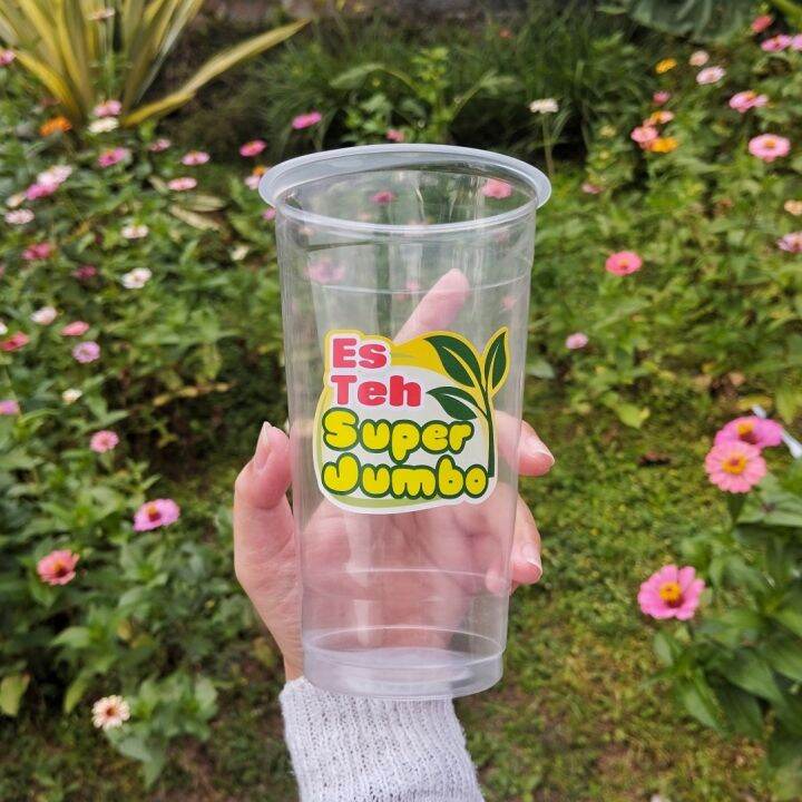 stiker label es teh super jumbo | Lazada Indonesia