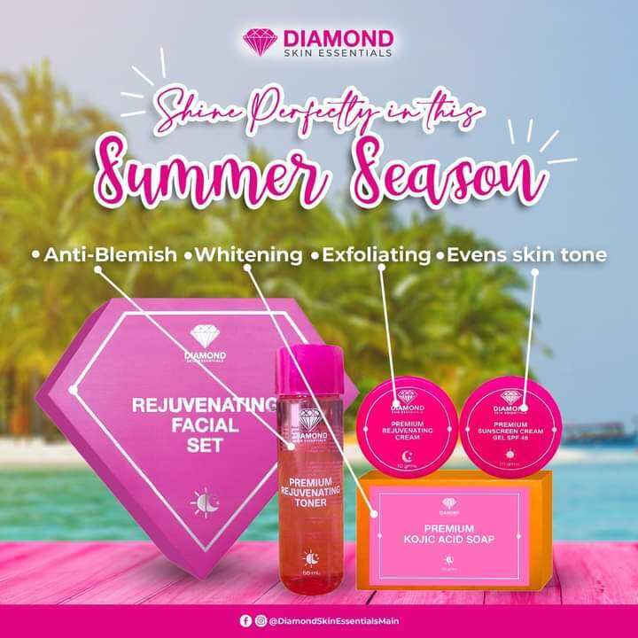 DIAMOND SKIN ESSENTIALS REJUVENATING SET( Original) with FREEBIES ...