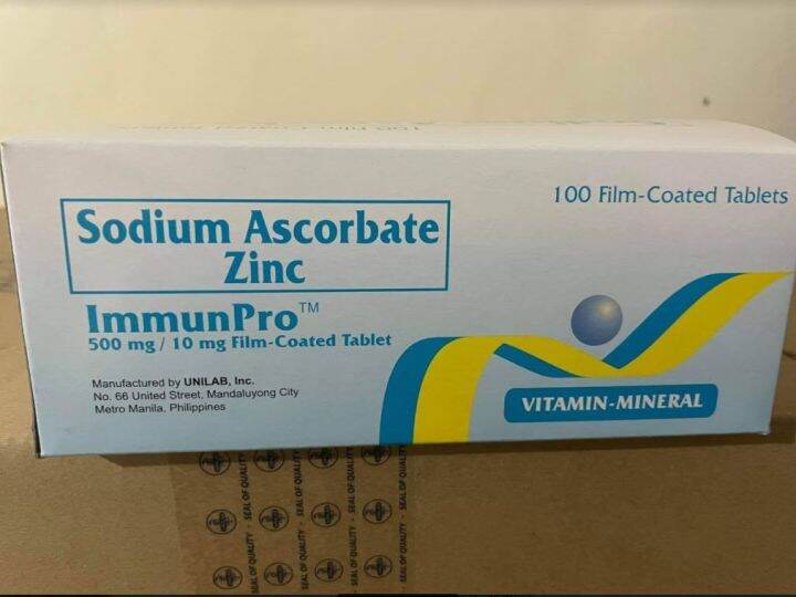 2025 expiry ImmunPro (100 tablets no box) Sodium Ascorbate Zinc ...