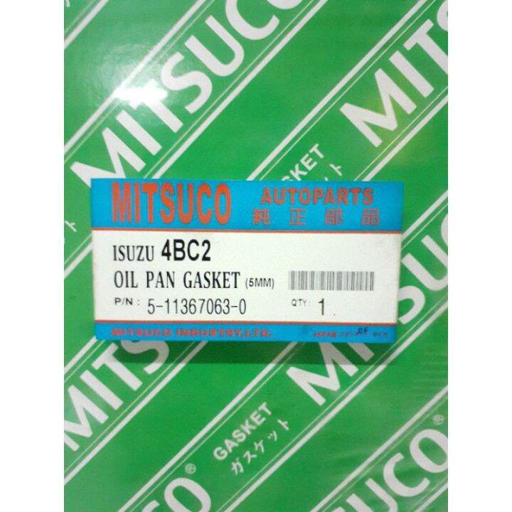 MITSUCO OIL PAN GASKET ISUZU 4BC2 (5MM) | Lazada PH