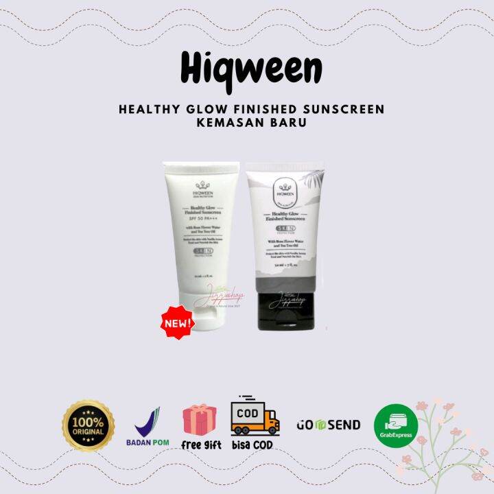HIQWEEN Healthy Glow Finished Sunscreen SPF 50 PA+++ | Lazada Indonesia