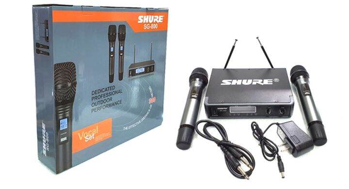 Shure SG-800 Digital Dedicated Professional Outdoor Performance UHF Wireless Microphone | Lazada PH