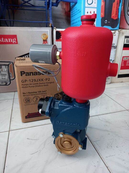 Pompa air PANASONIC GP129JXK 125watt+Otomatis+Tabung Plastik | Lazada ...