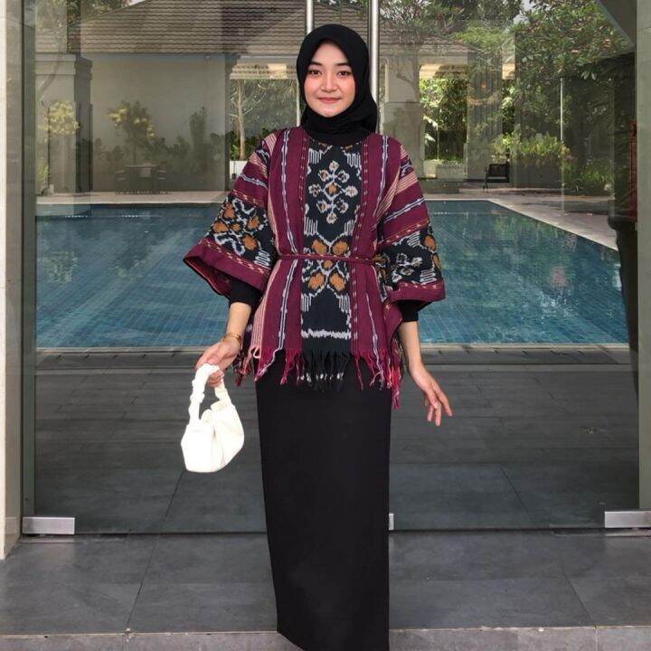 Baju Tenun Blanket Murah Fashion Tenun Tradisional Outfit Tenun ...