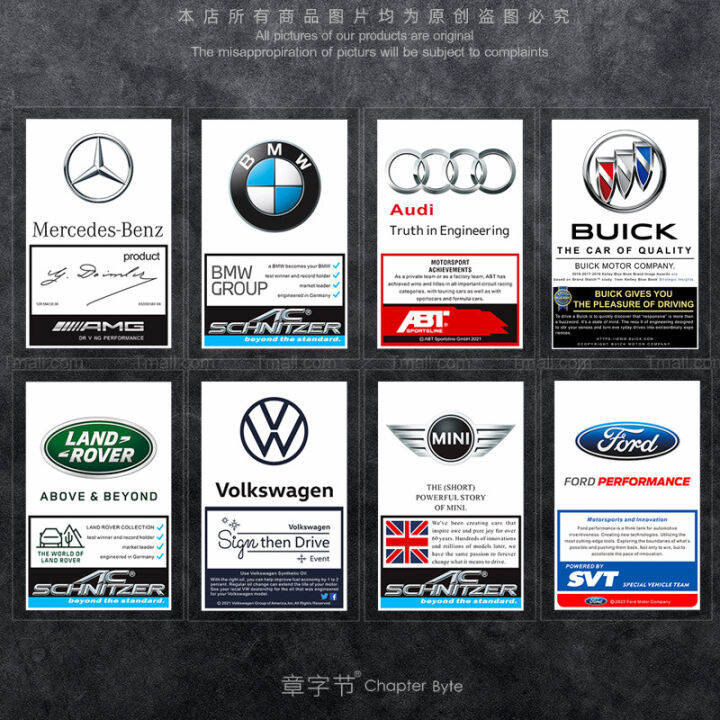 BBA German JDM Stickers Mercedes-Benz BMW Audi Land Rover Volkswagen ...