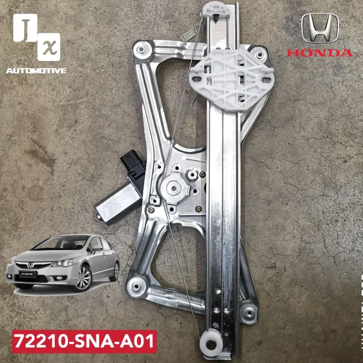 HONDA CIVIC FD SNA1.8 / 2.0 POWER WINDOW BRACKET WITH MOTOR 72210-SNA ...