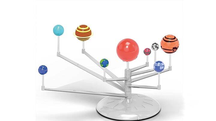 Mainan Planetarium Diy Sistem Tata Surya, Alat Peraga Pajangan Meja ...