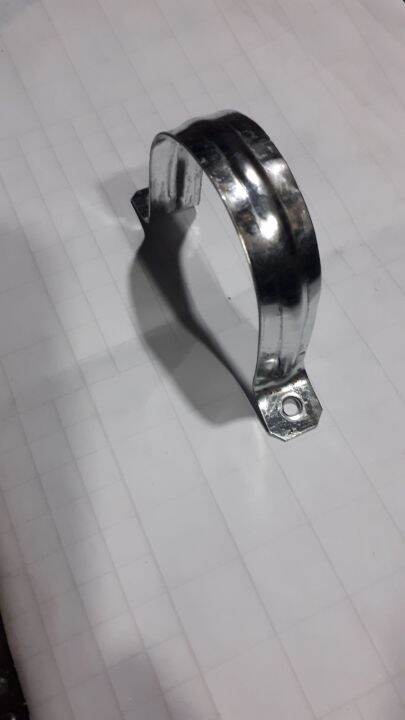 PVC pipe clamp, metal clamp 11/2" 50mm. 2hole , Galvanize iron. | Lazada PH