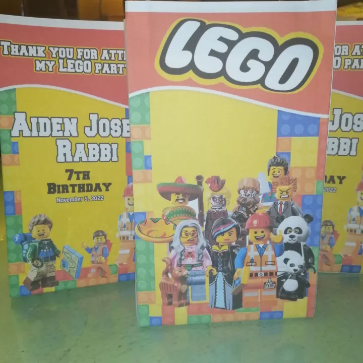 10pcs Lego Themed Party Paperbag with Handle | Lazada PH