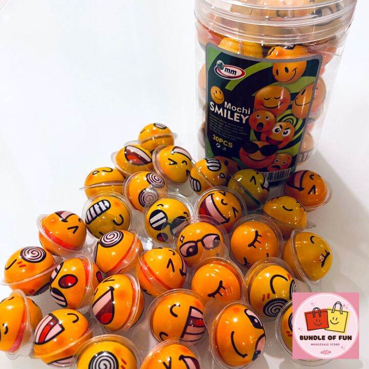 30 pieces Smiley Gummy Balls with Jam / Party Giveaways / Lootbag ...