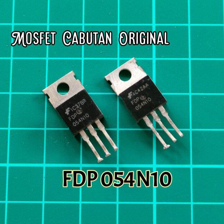 Mosfet FDP054N10 Original FDP 054N10 Cabutan kaki panjang | Lazada ...