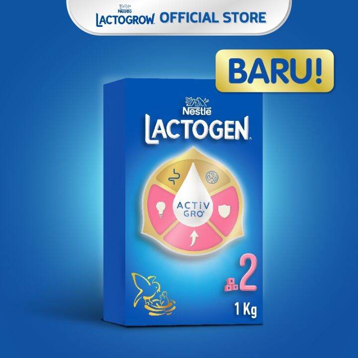 Nestle lactogen 2 susu formula 6-12 bulan 1kg | Lazada Indonesia