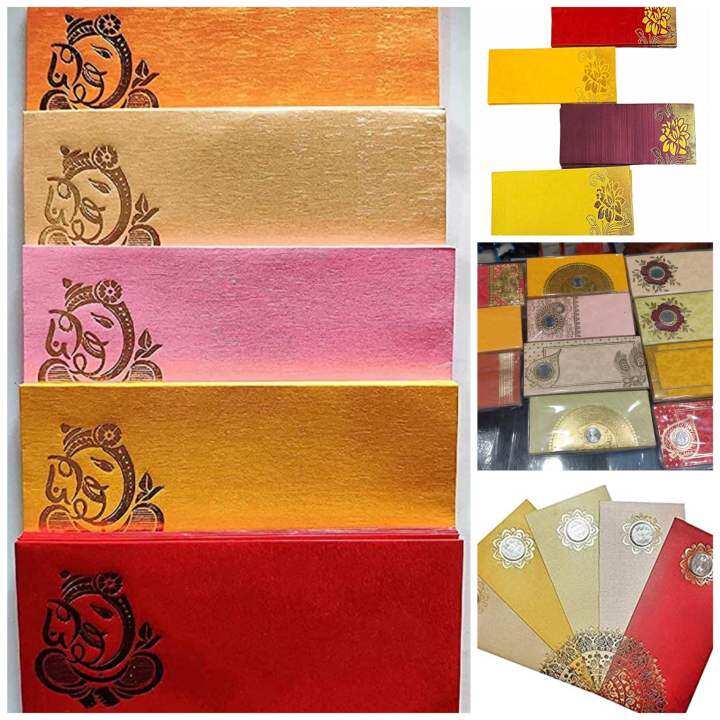 Thamboolam Wedding Moi Panam/Sagun/Money Gift Envelops/Lifafa/Indian Type Angpau-10in1 -Return ...