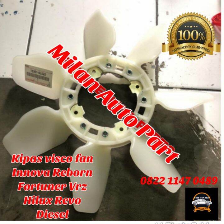 Kipas visco fan Innova Reborn Fortuner Vrz Hilux Revo Original Asli ...