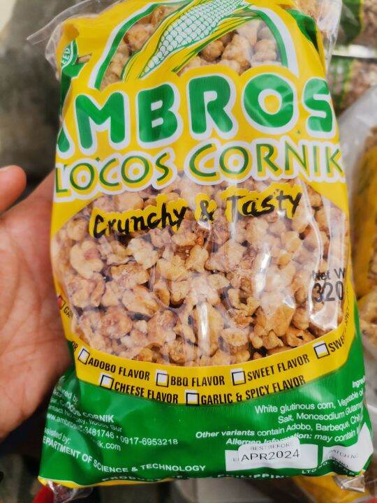 AMBROS Ilocos Garlic Chichacorn 320 grams | Lazada PH