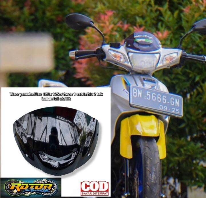 Visor yamaha Fizr pnp yamaha 125z 125zr Force1 Satria hiu 2 tak bahan ...