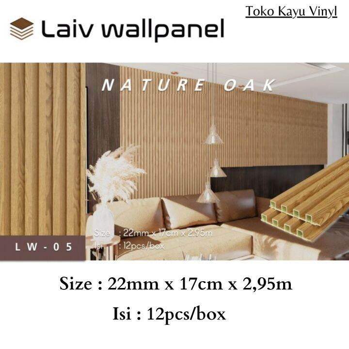 WPC wall panel murah LAI V KISI KISI | Lazada Indonesia